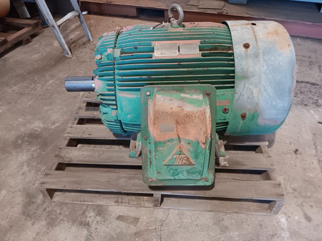 Teco 75kw 6 pole electric motor – Used Machinery Sales