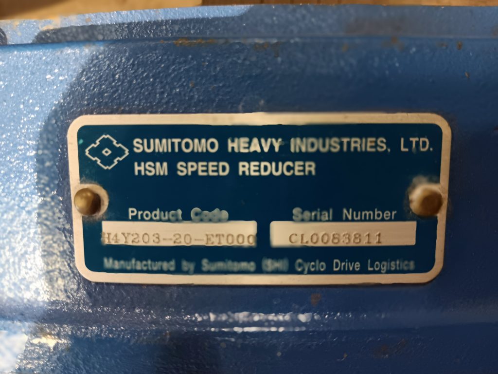 Sumitomo H4Y203-20-ET000 Shaft mounted speed reducer - Used Machinery Sales